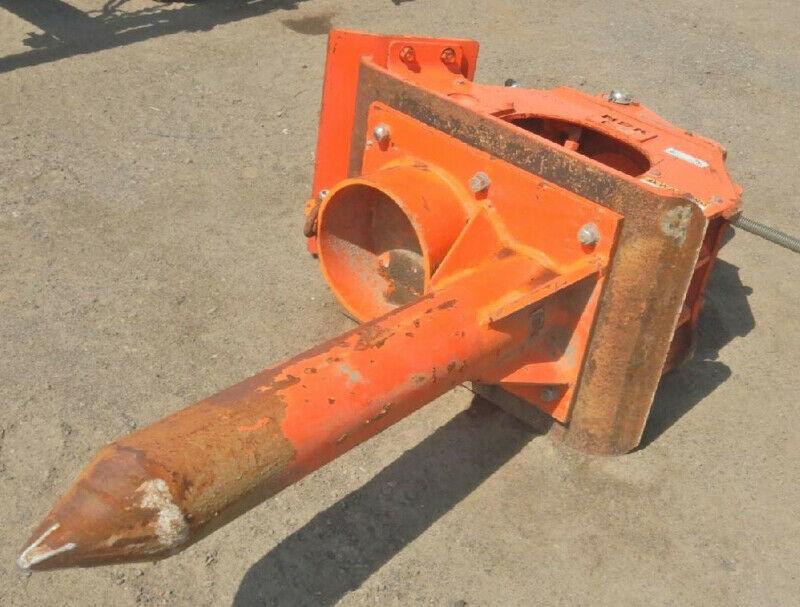 NPK C-4C PLATE COMPACTOR FENCE POST STARTER / DRIVER - GRADING for sale