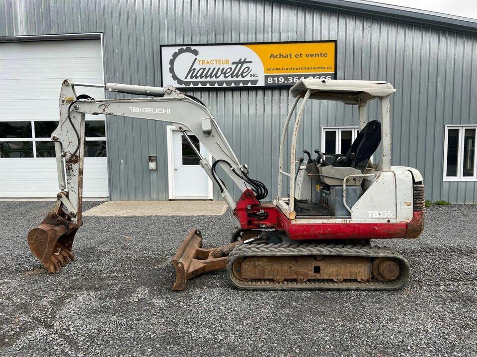 2002 Takeuchi TB-135 Excavatrice Pelle Mécanique for sale