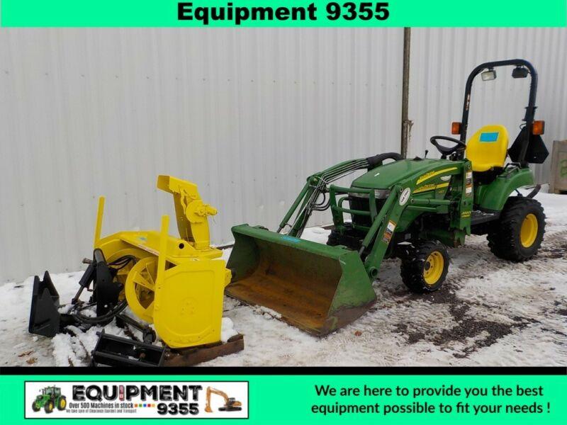 John Deere 2305 Tractor with front snowblower for sale