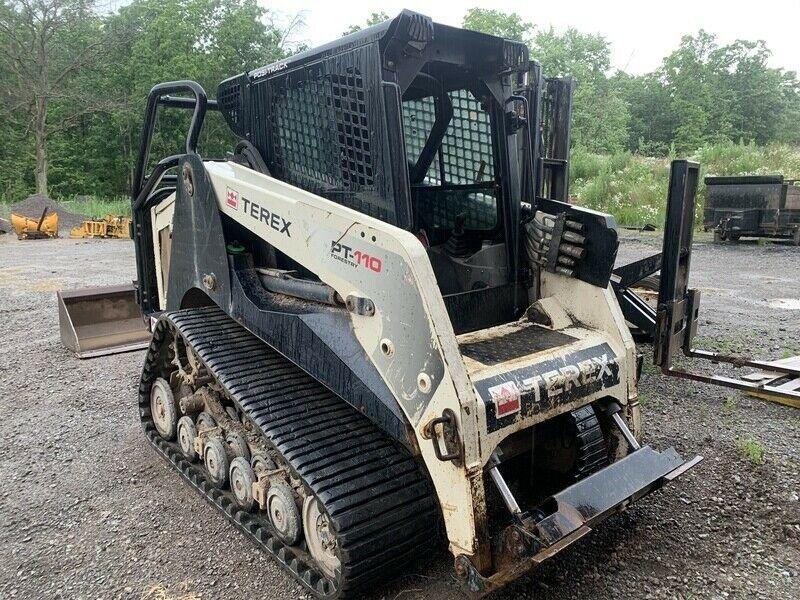 TEREX PT110F forestry model track loader with mulcher for sale